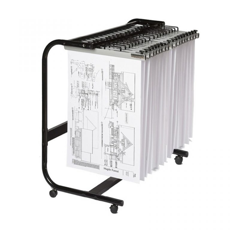 Premium A0 Plan Rack – 22 Capacity - Multifile Plan Storage